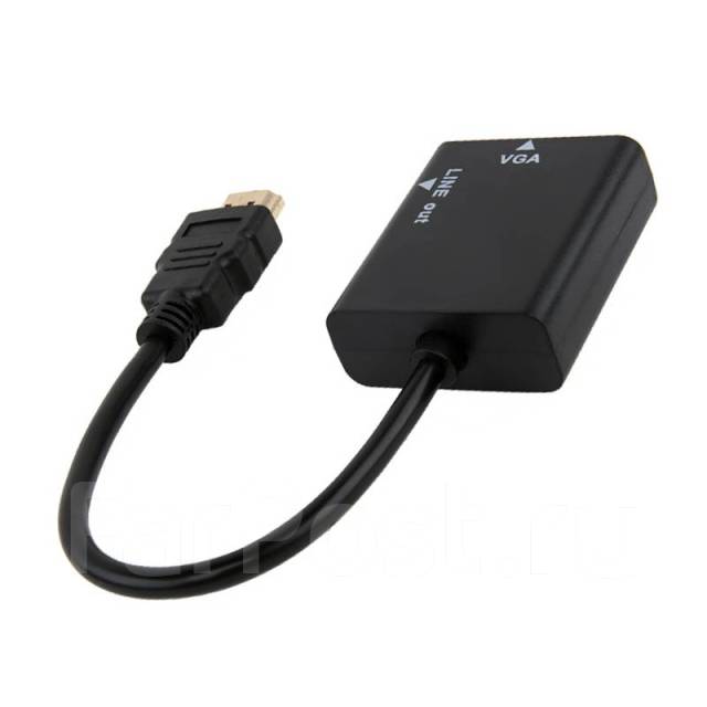Адаптер HDMI - VGA 1080P 720P 480P для PS4 ПК HDTV проектора ...