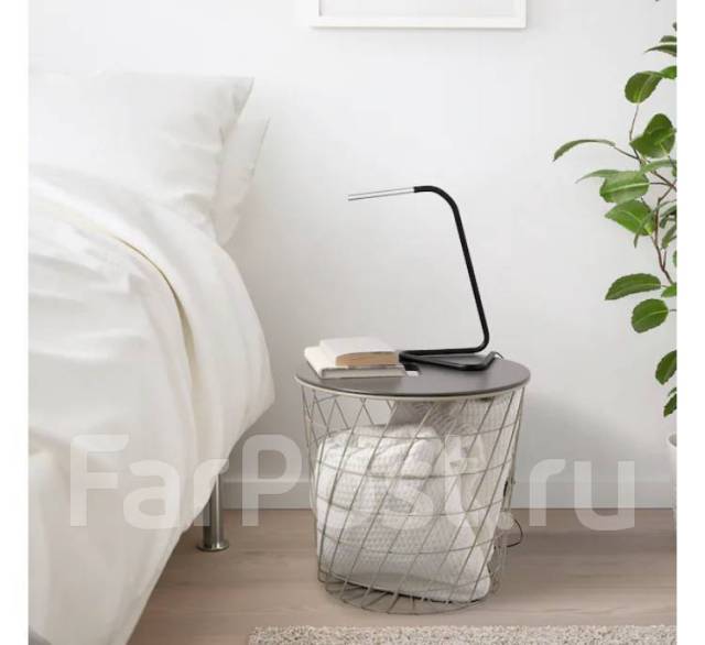 Столик с отделениями д/хранения, серо-бежевый Квистбру ИКЕА IKEA, новый ...
