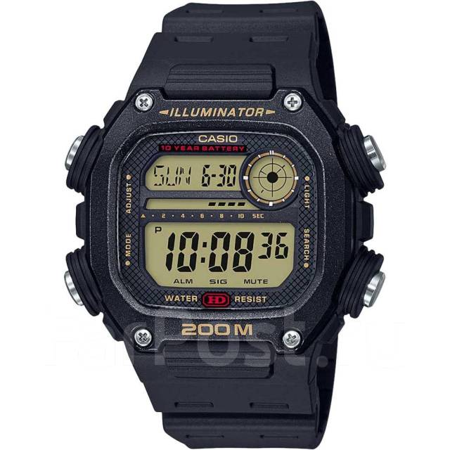 Часы мужские Casio DW-291H-9AVEF электронные, водозащита (20 Бар ...