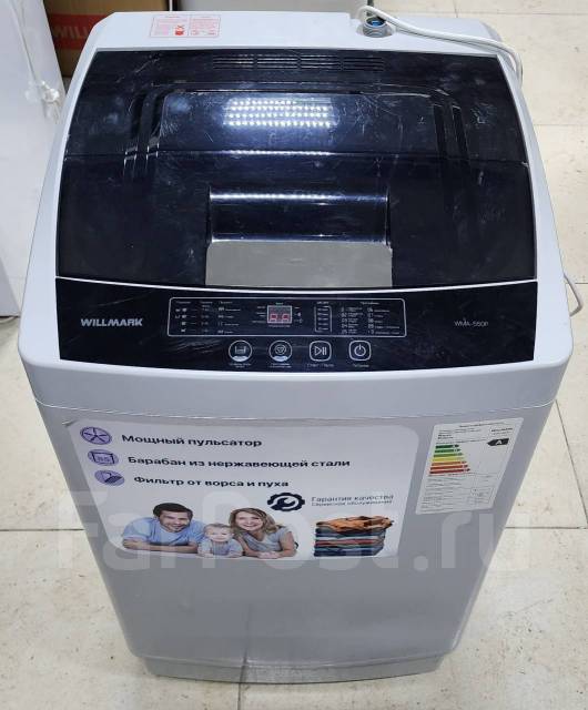 Стиральная машина Willmark 5.5кг, б/у, в наличии. Цена: 9 500₽ в Уссурийске