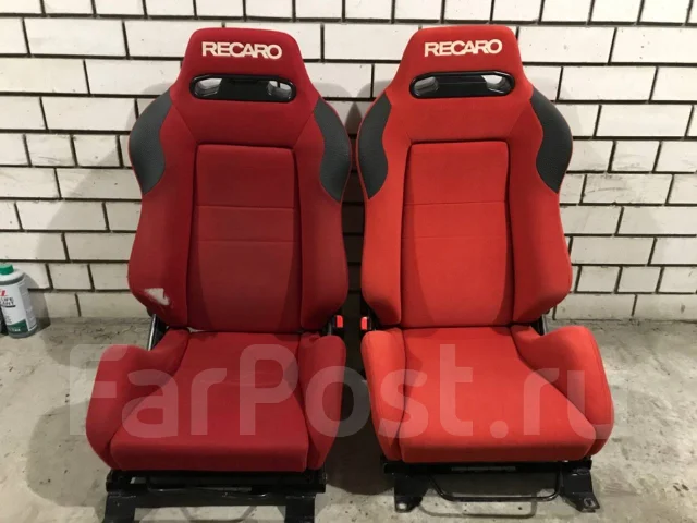 Сиденья "полуковши" Recaro SR3 RED Оригинал купить в Барнауле по цене ...