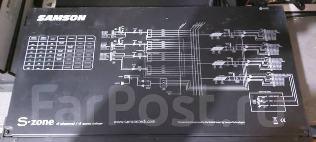 Канальный зонный микшер Samson S-Zone 4х во Владивостоке, б/у, в наличии. Цена: 10 000₽