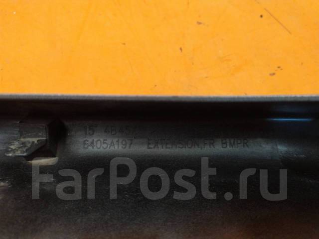 Накладка бампера Mitsubishi Outlander 2015-2018 6405A197 3, передняя ...