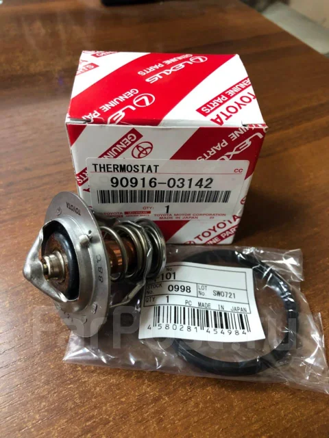 Оригинальный термостат 88C + прокладка Toyota (Japan) 90916/03142 купить в Томске по цене: 2 200 ...
