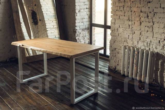 Стол в стиле лофт из дерева и металла новый под заказ Цена 20 000₽ во Владивостоке