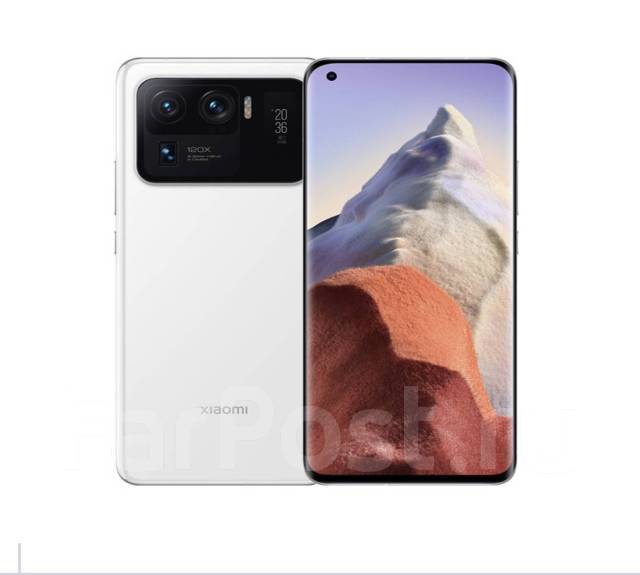 Xiaomi 11 ultra 12+256 white, 6.81", моноблок, белый, 3G, 4G LTE, 5G ...