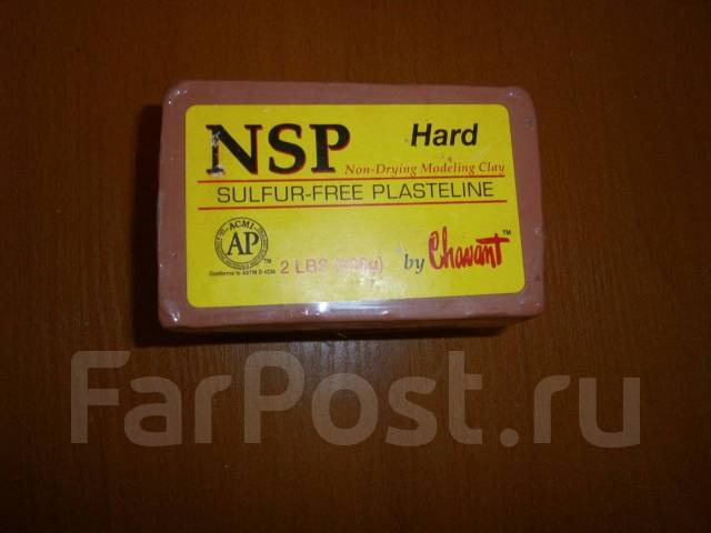 Пластилин скульптурный NSP твердый без серы, в наличии. Цена: 1 500₽ во ...