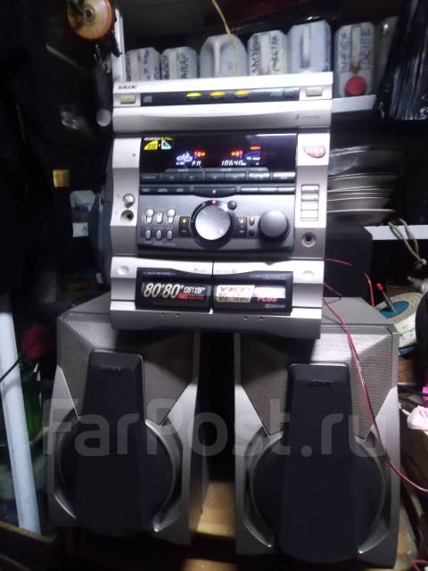 Муз центр Sony (220V), б/у, в наличии. Цена: 4 500₽ во Владивостоке