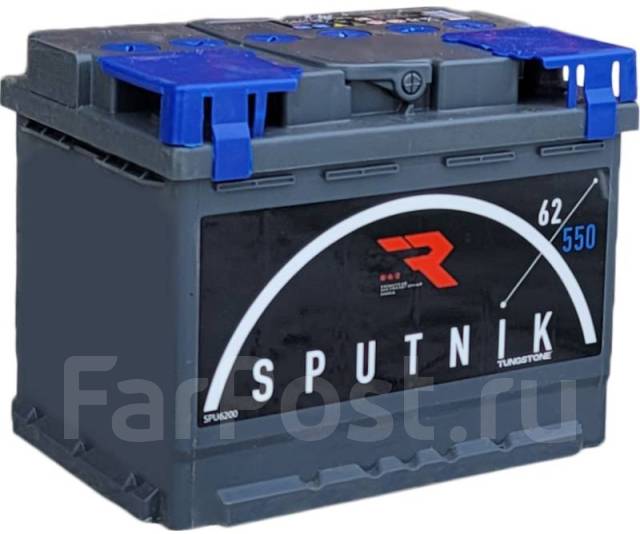 Аккумулятор Sputnik DIN-L2 62 А/ч. 2022 год! купить в Хабаровске по ...