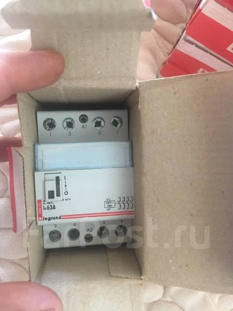 Контактор модульный Legrand 04078 CX3 Контактор 230V 3НО 63A - Свет и ...