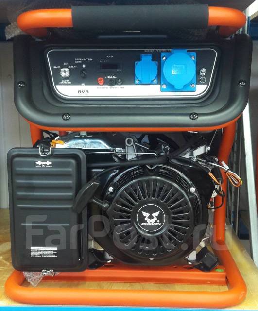 Бензиновый генератор Zongshen KB 7000 E (6кВт, эл. стартер ...