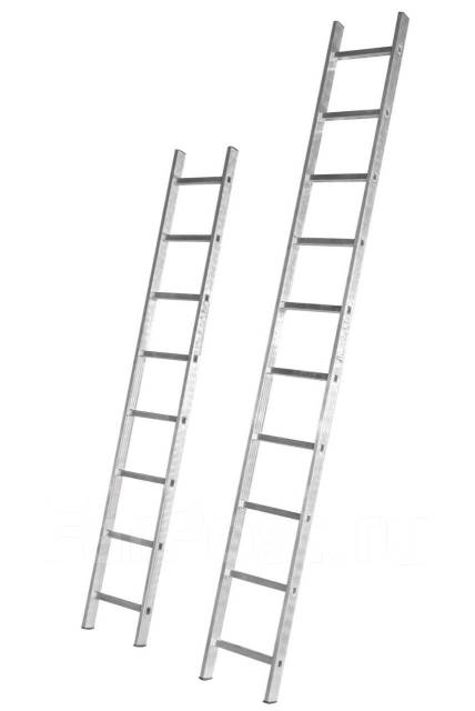 Лестница унив. 1 секция X 11 ступеней, алюминиевая Tarko - Инструменты ...