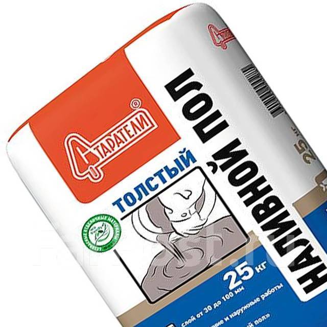 ПОЛ наливной Старатели Толстый (30-100мм) 25кг, в наличии во Владивостоке