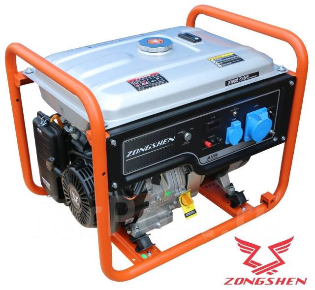 Генератор бензиновый Zongshen PB 6000 (5 кВт, 230В), в наличии. Цена ...