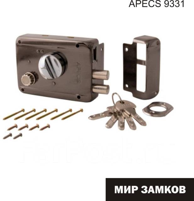 Замок накладной Apecs 9331-C-BN, новый, в наличии. Цена: 1 700₽ во ...