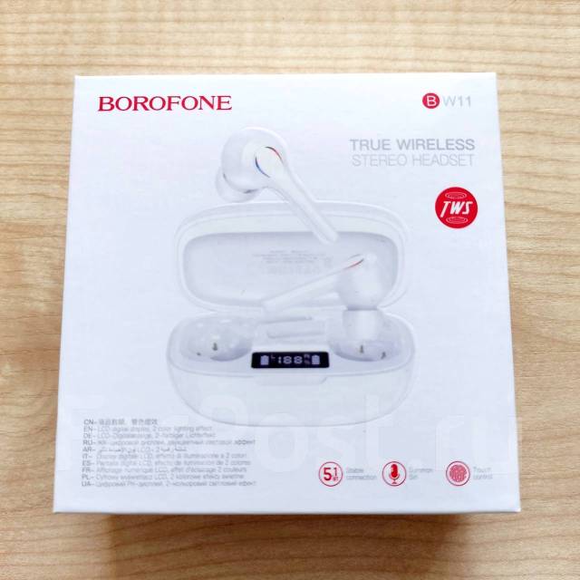 Классные беспроводные bluetooth TWS наушники Borofone BW11 - Наушники ...