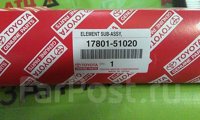 Фильтр воздушный Toyota LAND Cruiser, VDJ200, 1Vdftv, 1780151020, 456 ...