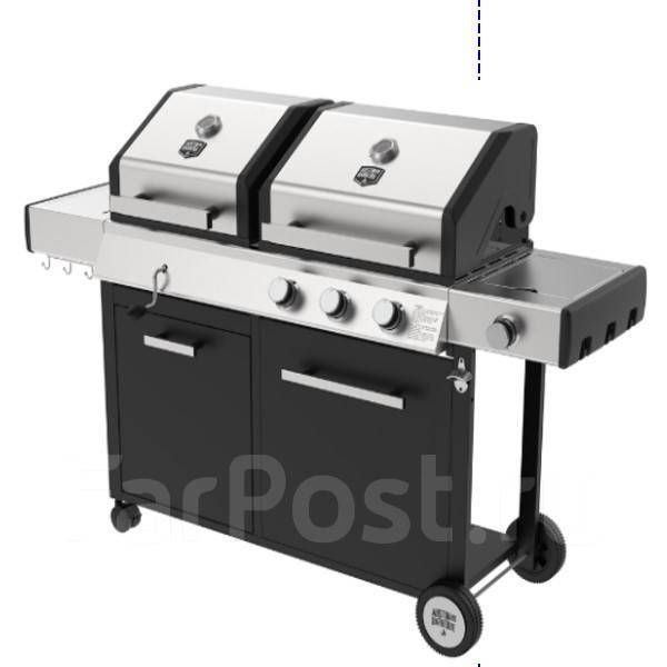 Комбинированный гриль уголь-газ Austin Barbeque - Кемпинговая кухня и ...