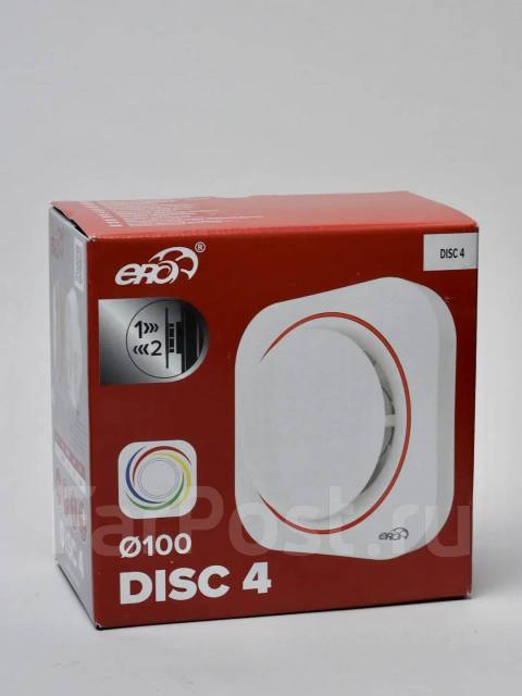 Бытовой вытяжной вентилятор DISC 4 ВВ на шарикоподшипниках с коротким ...