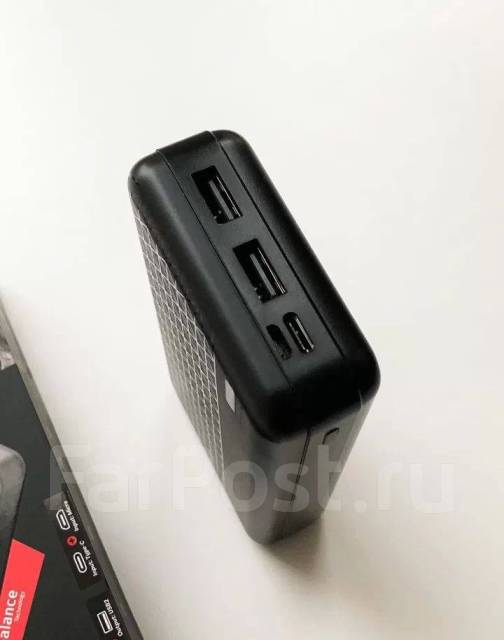 Повербанк 20000 mAh с быстрой зарядкой Hoco J95A Power Bank Черный ...