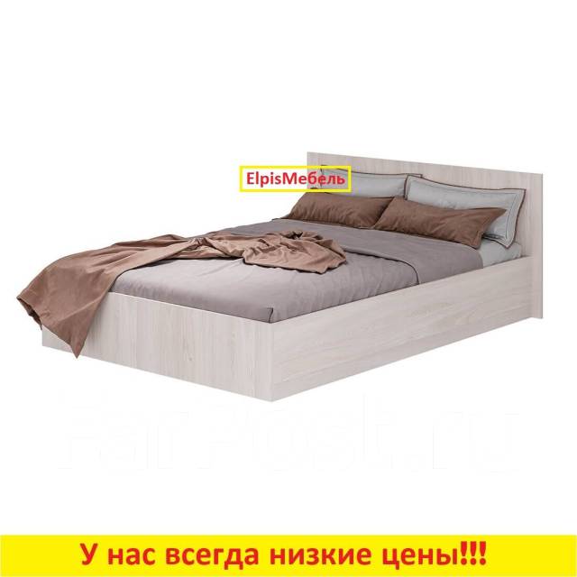 Кровать двухспальная 1400*2000 "Белла" Ясень бел. (Россия). В наличии ...