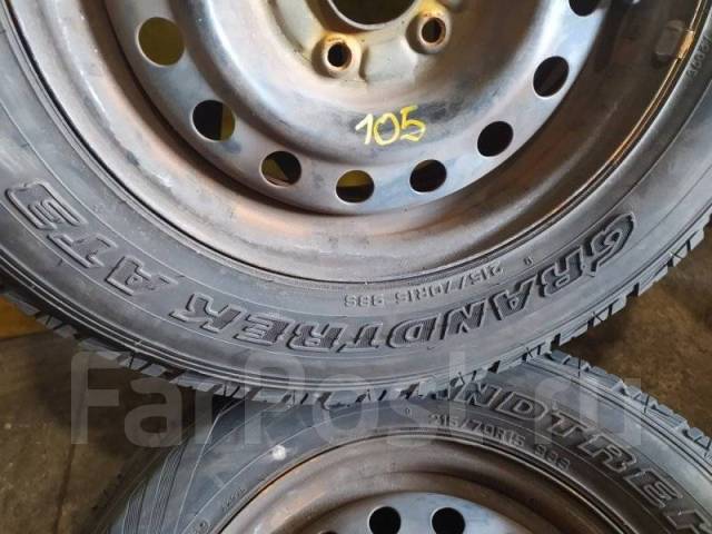 Колесо Dunlop Grandtrtek AT3 215/70 R15 - Колёса во Владивостоке