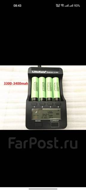 Оригинальный Panasonic NCR 18650B 3400 мАч 3,7 в, новый, в наличии ...