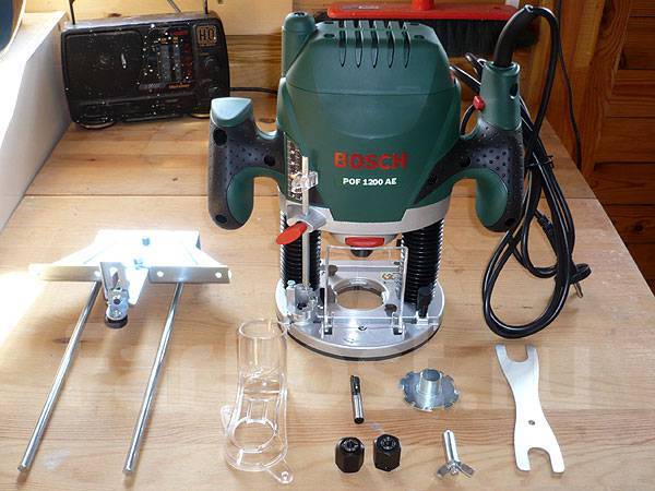 Фрезер ручной bosch POF 1200 - Инструменты и строительное оборудование ...