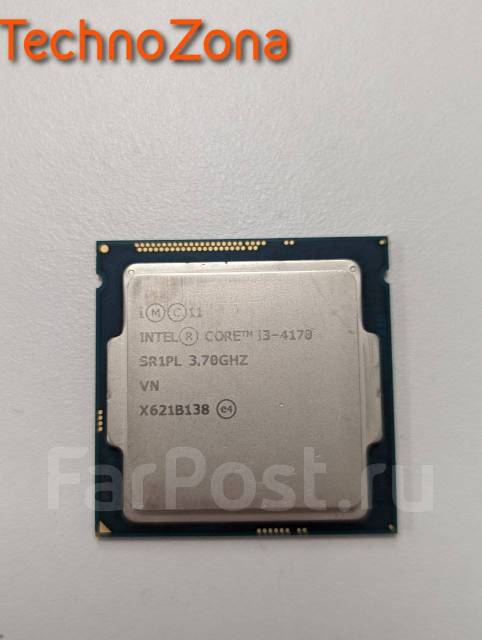 Intel i3-4170 (2c/4th/ 3.7GHz) LGA1150, б/у, в наличии. Цена: 950₽ во ...