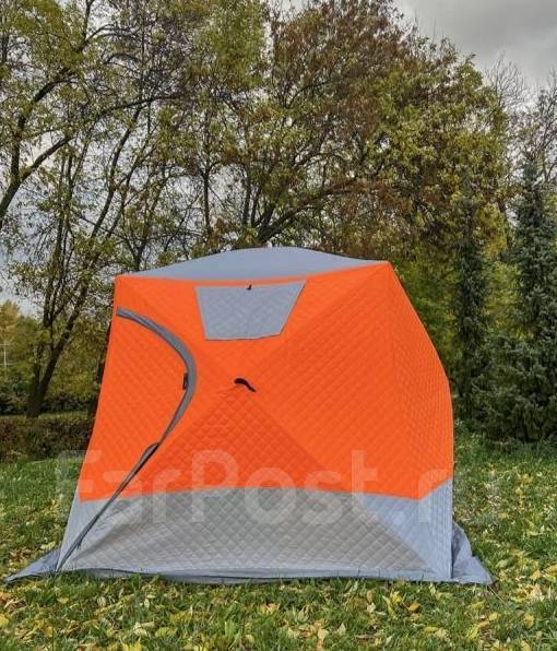 Трехслойная палатка-куб для зимней рыбалки Mircamping 240х240х220см ...