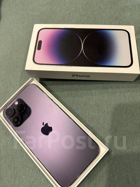Apple iPhone 14 Pro max 256 гб deep purple физ симка - Смартфоны и ...