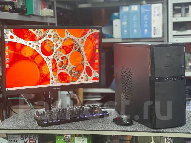 ПК для дома! G4400, 8Гб, SSD, GeForce 2Гб+монитор 24"Гарантия 1 Год ...