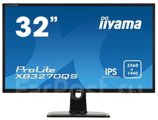 Монитор TFT 31,5 Iiyama ProLite XB3270QS-B1 черный IPS, ЖК (LCD, LED ...