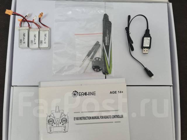 Радиоуправляемый вертолет Eachine E160, новый, в наличии. Цена: 16 000₽ во Владивостоке
