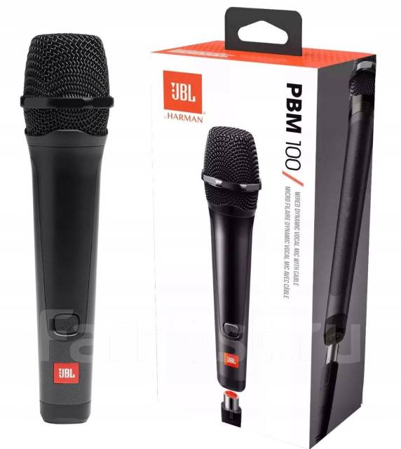 Оригинальный Микрофон Проводной JBL PBM100 JBL PartyBox, новый, в ...