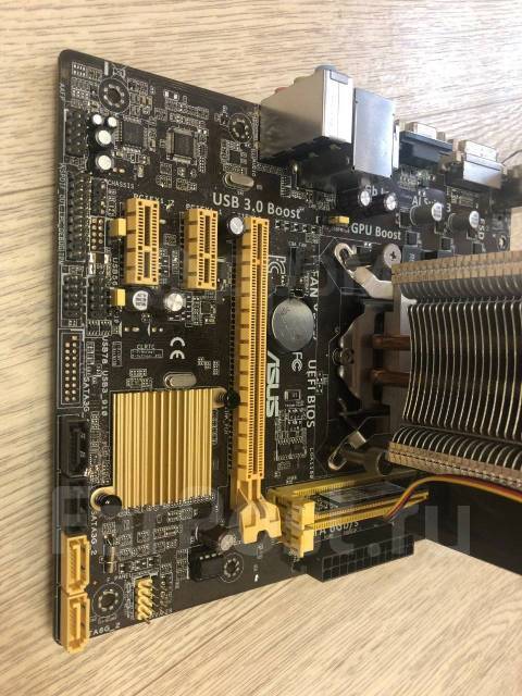 Материнская плата Asus H81M-K i5-4590 4GB DDR3, новый, в наличии. Цена ...