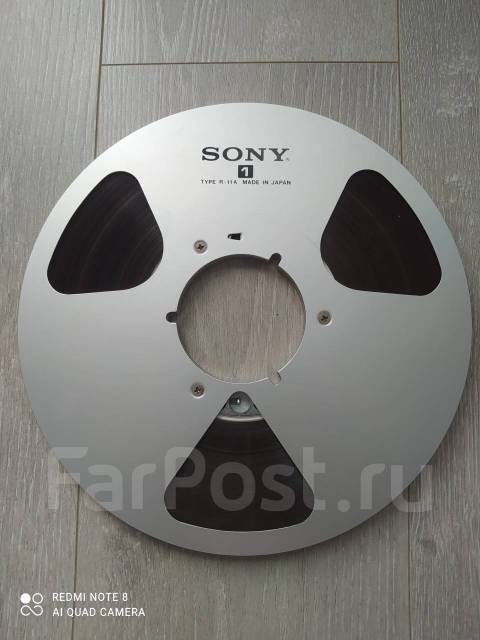 Катушки с магнитной лентой SONY 10 номер для бобинного магнитофона, б/у ...