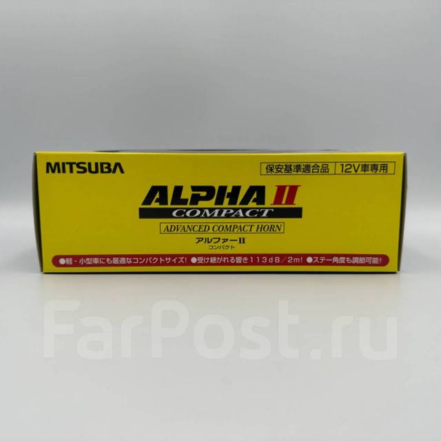 Сигналы Mitsuba Alpha 2 Compact купить в Москве по цене: 4 400₽ — частное объявление | ФарПост