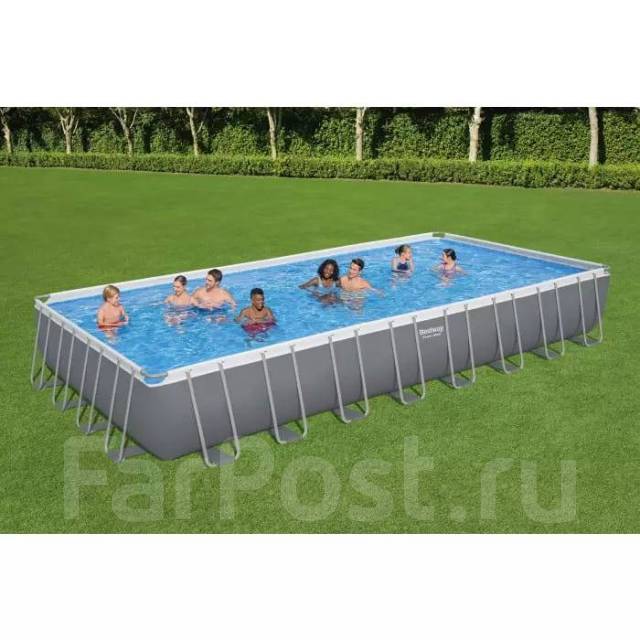 Каркасный прямоугольный бассейн 956х488х132 см, BestWay 56623, новый ...