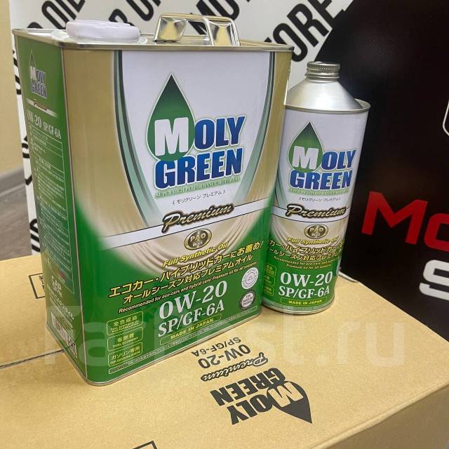 Моторное масло MOLY Green Premium 0W-20 Бесплатная доставка - Моторные ...