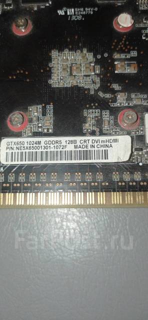 Видеокарта GTX 650, Nvidia GeForce, Palit - Видеокарты во Владивостоке