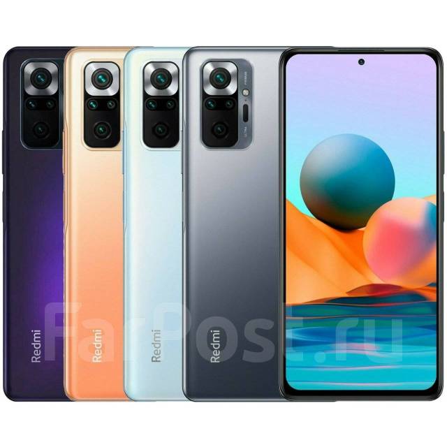 Xiaomi Redmi Note 10 Pro 8/256 Global Гарантия год+гидрогель пленка ...