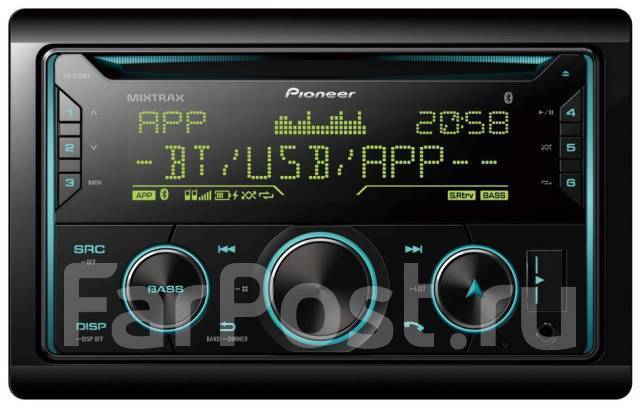 Автомагнитола Pioneer FH-S725BT/Процессорная /Блютуз /2DIN/3RCA, новый ...