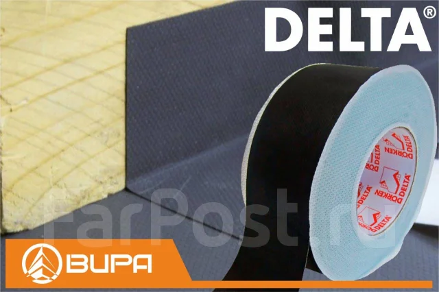 Клеящая лента для проклейки нахлёстов, примыканий Delta-TAPE FAS 100, в ...