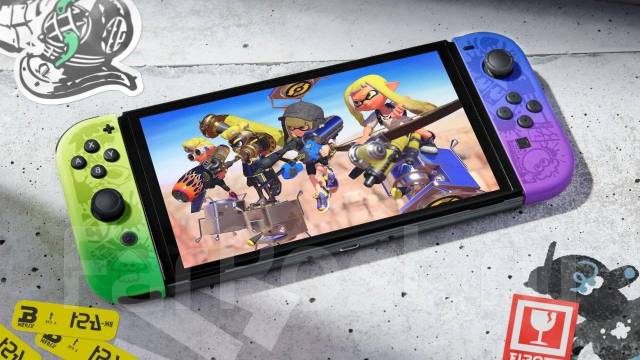 Nintendo Switch OLED Splatoon 3fly, 320гб, Зельда 1,2. Много игр, новый ...