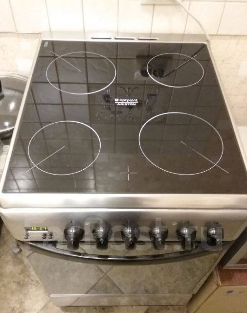Электрическая плита Hotpoint Ariston б/у - Кухонные печи и вытяжки во ...