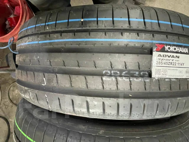 Yokohama Advan Sport V107, 285/45R22 325/40R22, 22", 4 шт, 285 мм, 45 % ...