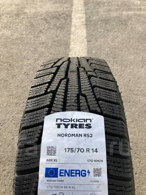 Nokian Nordman RS2, 175/70 R14 88R, 14", 5 шт, в наличии, 175 мм, 70 % ...