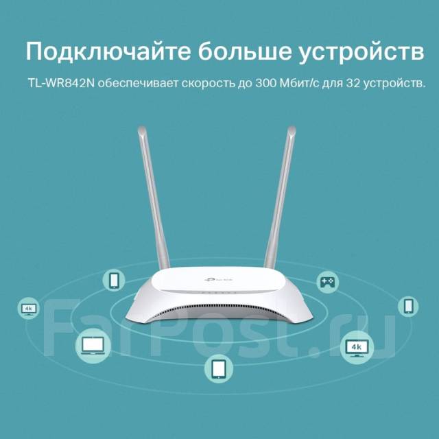 Многофункциональный Wi-Fi роутер TP-Link TL-WR842N с поддержкой 3G/4G ...