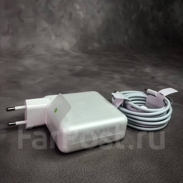 Блок з/у с кабелем TypeC-TypeC Apple A1947 Type-C 61W Белый ...